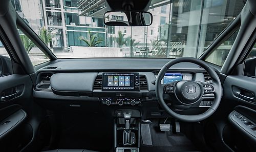 New Honda™ Jazz Luxe Sport Soft Brown Interior | e:HEV Hybrid ...